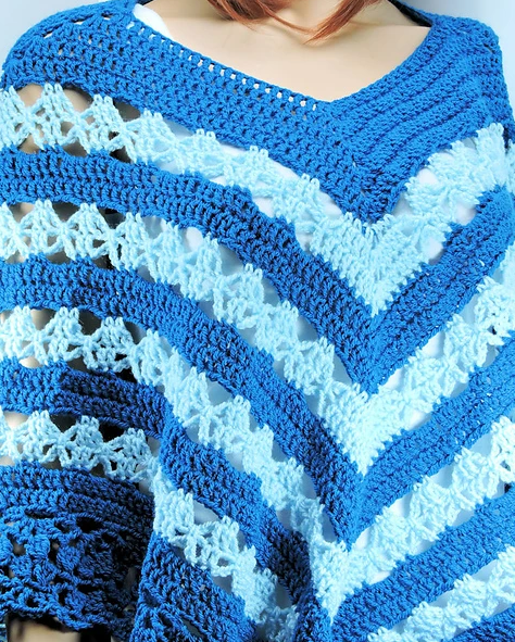 Lunar Crossing Poncho - Designed by Kim Guzman (Book from Class Page ...